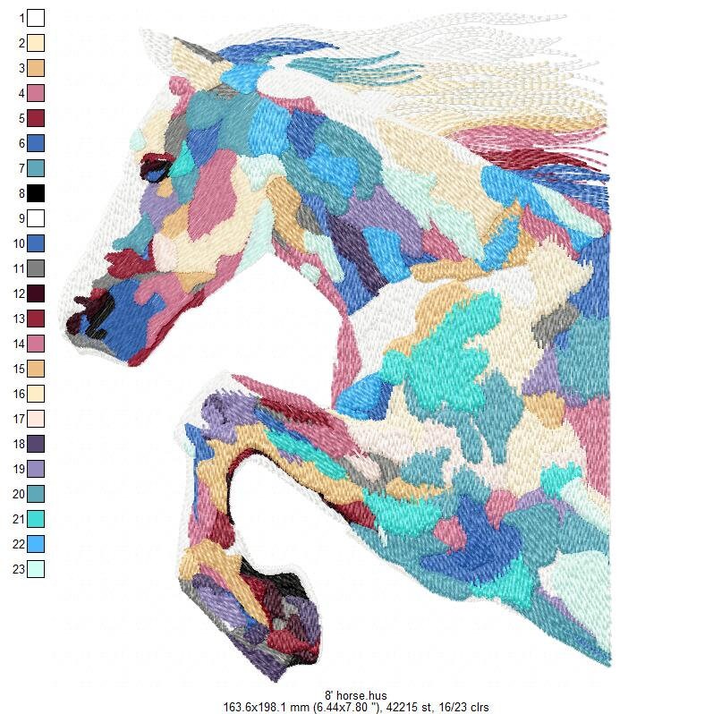 Horse Machine Embroidery Designshorse Embroidery Designs for - Etsy