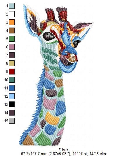 Giraffe Machine Embroidery Designs,machine Embroidery Designs Giraffe ...