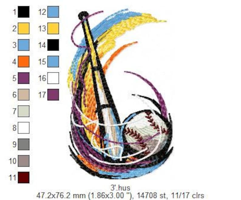 Baseball Machine Embroidery Designsbaseball Embroidery - Etsy