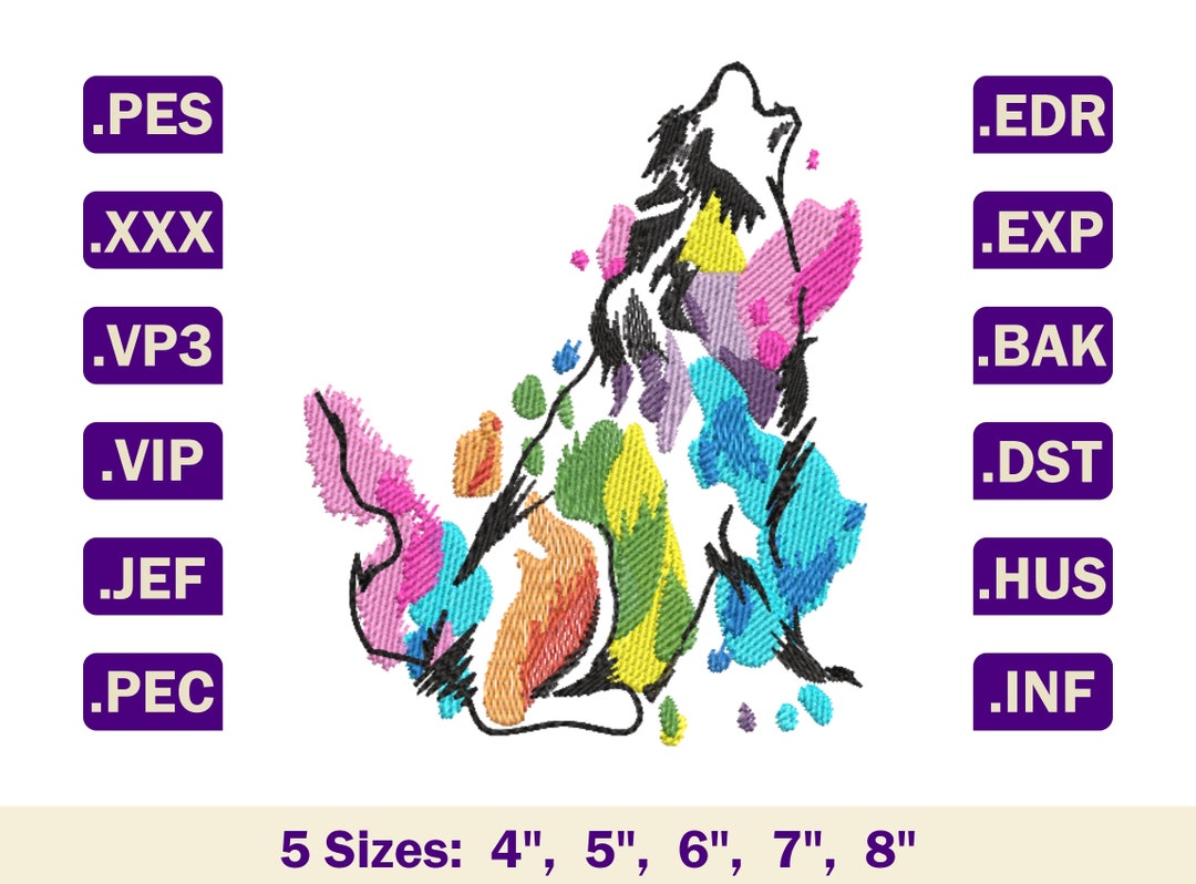Wolf Machine Embroidery Designs,wolf Embroidery Designs,wolf Machine ...