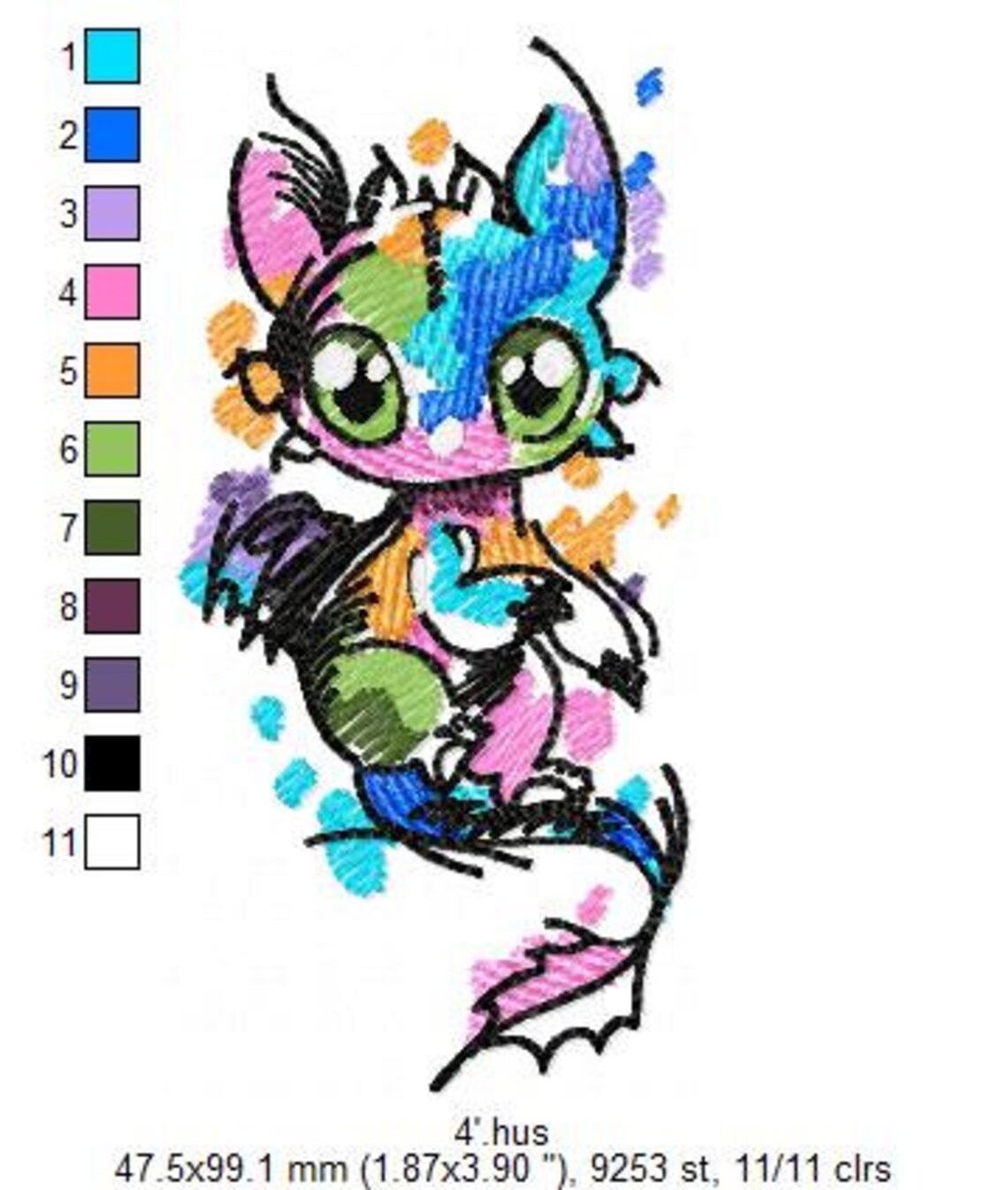 Dragon Machine Embroidery Designsdragon Embroidery | Etsy