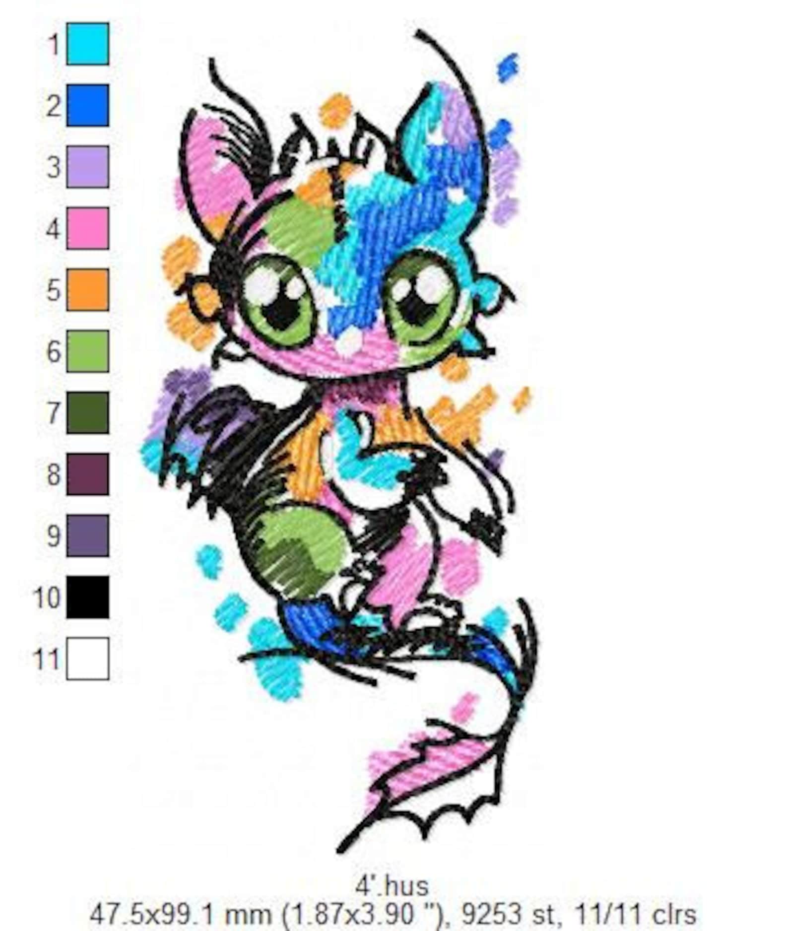 Dragon Machine Embroidery Designsdragon Embroidery | Etsy