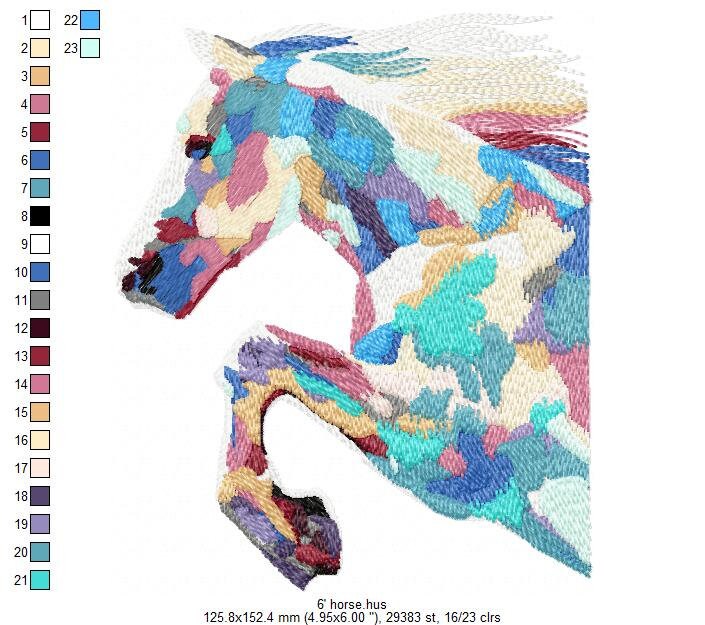 Horse Machine Embroidery Designshorse Embroidery Designs for - Etsy