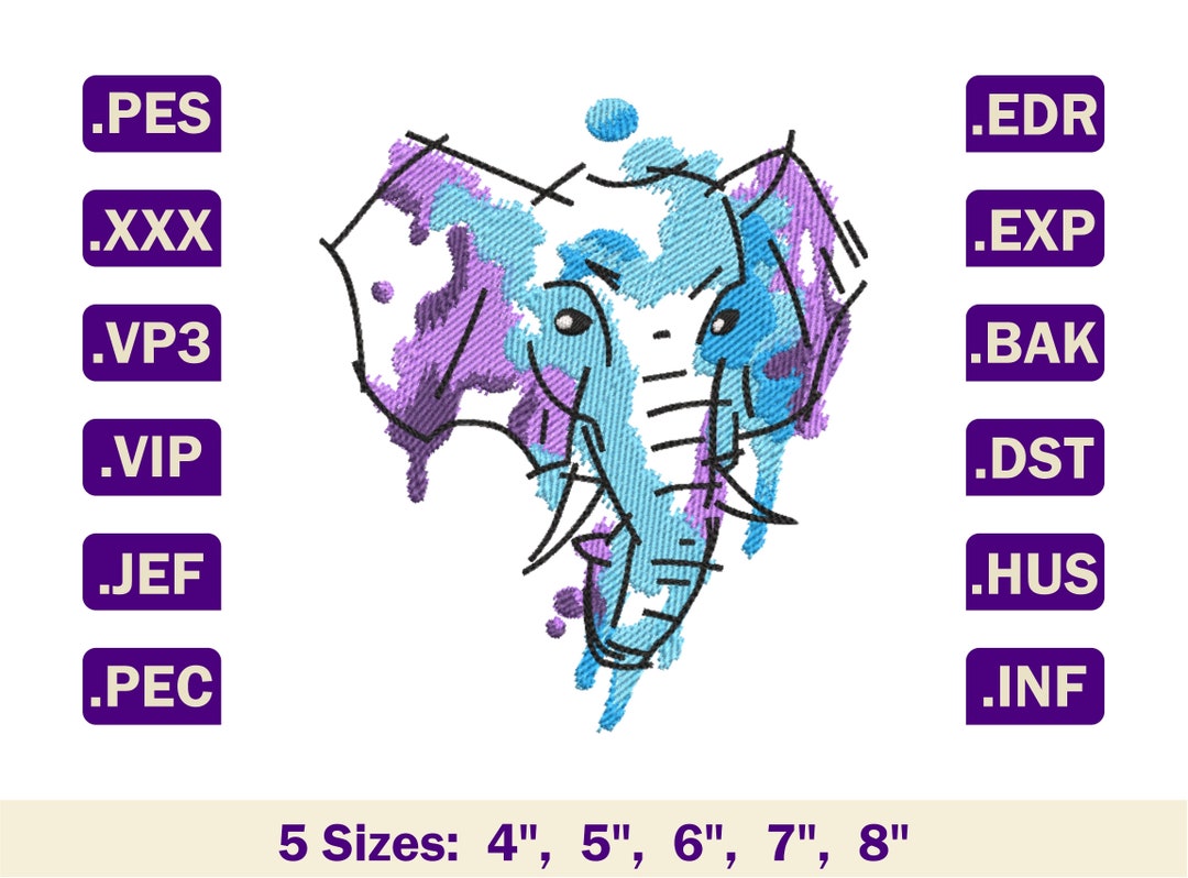 Elephant Machine Embroidery Designs,elephant Embroidery Designs ...