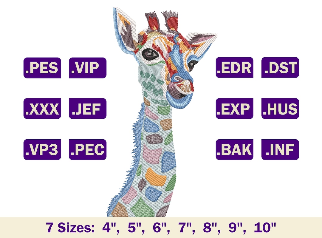 Giraffe Machine Embroidery Designs,machine Embroidery Designs Giraffe ...