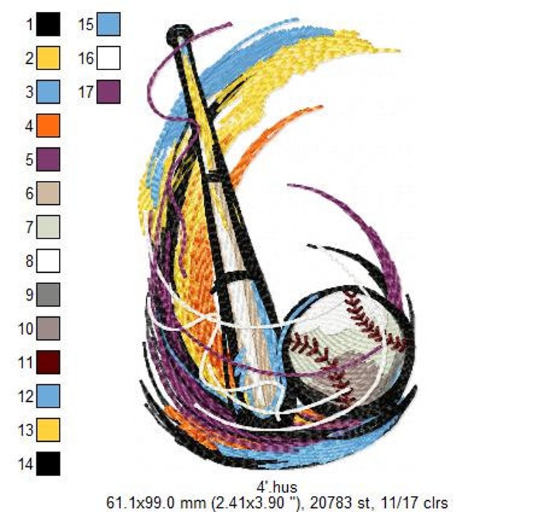 Baseball Machine Embroidery Designsbaseball Embroidery | Etsy