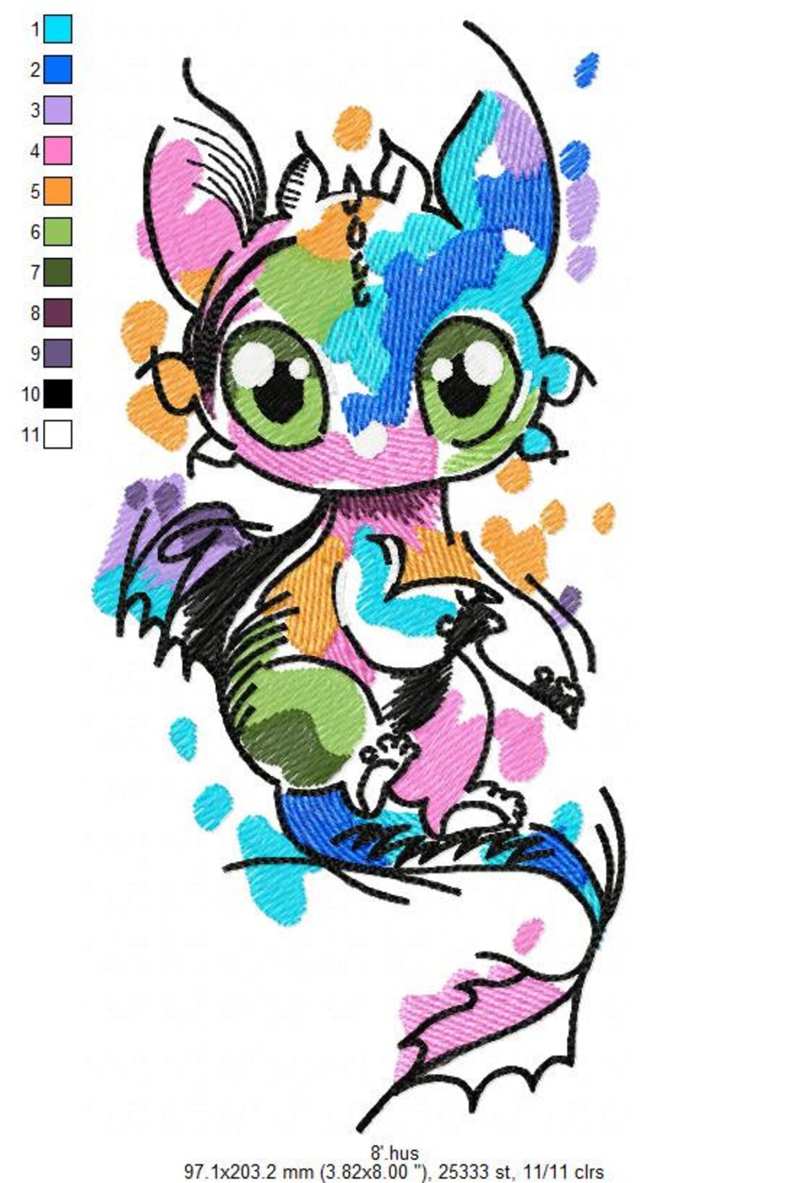 Dragon Machine Embroidery Designsdragon Embroidery | Etsy