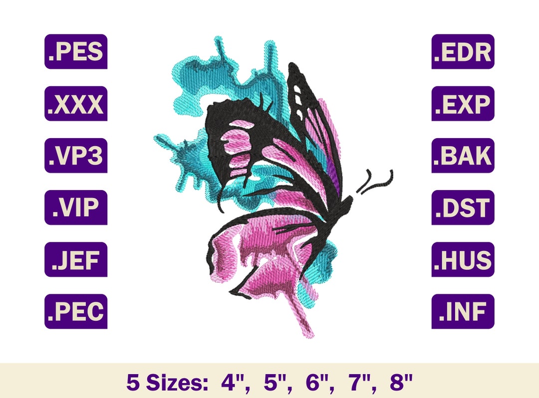 Butterfly Machine Embroidery Designs,butterfly Embroidery Designs ...