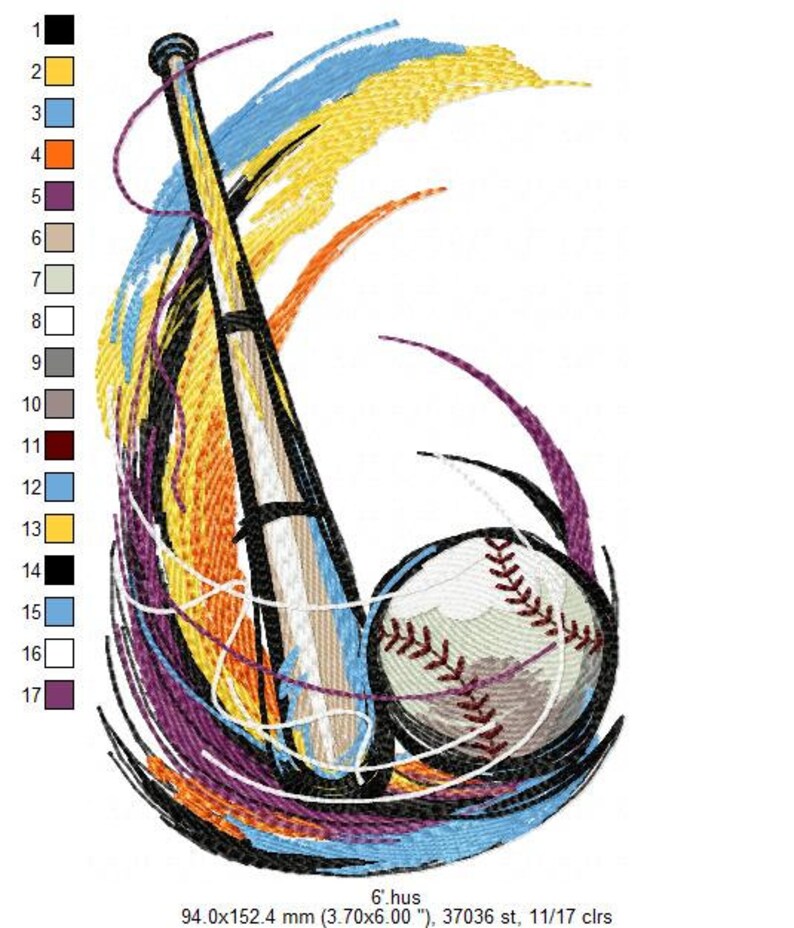 Baseball Machine Embroidery Designsbaseball Embroidery | Etsy