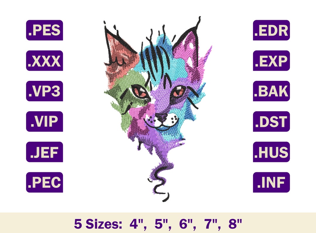 Cat Machine Embroidery Designs,cat Embroidery Designs,cat Machine ...