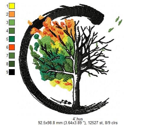 Tree of Life Machine Embroidery Designstree of Life - Etsy