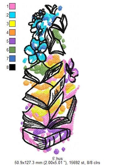 Books Machine Embroidery Design Books Embroidery File Books | Etsy