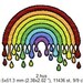 Rainbow Machine Embroidery Designs,machine Embroidery Designs Baby ...