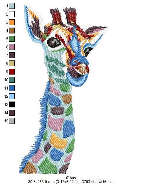 Giraffe Machine Embroidery Designs,machine Embroidery Designs Giraffe ...