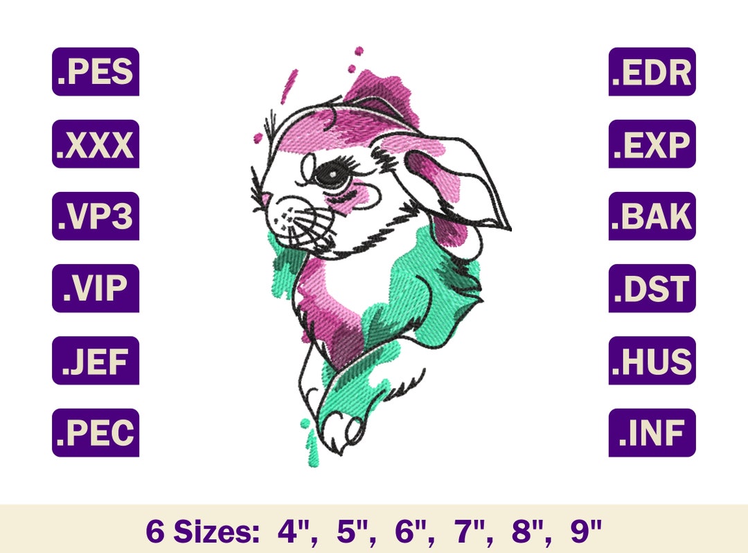 Rabbit Machine Embroidery Designs,rabbit Embroidery Designs,rabbit ...