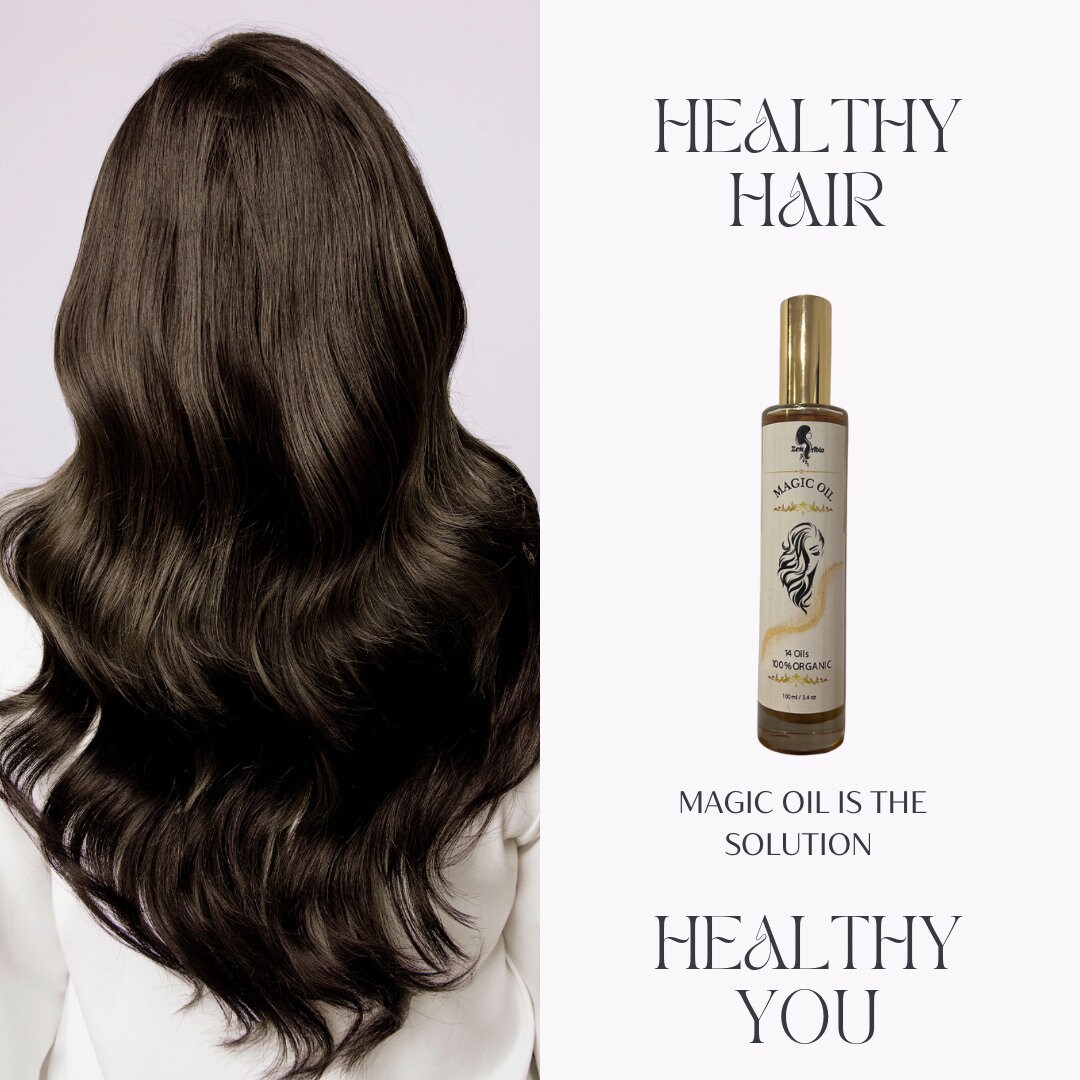 Hair Growth Oil With Rosemary Argan Oil Avocado Oil and Many More ...