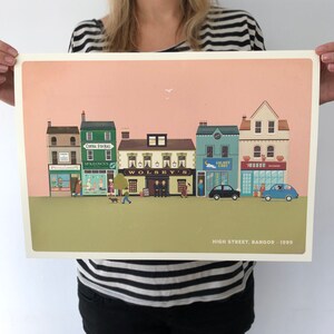 Nostalgic Bangor #2 High Street, Co.down. Print - Poster - Wall Art ...