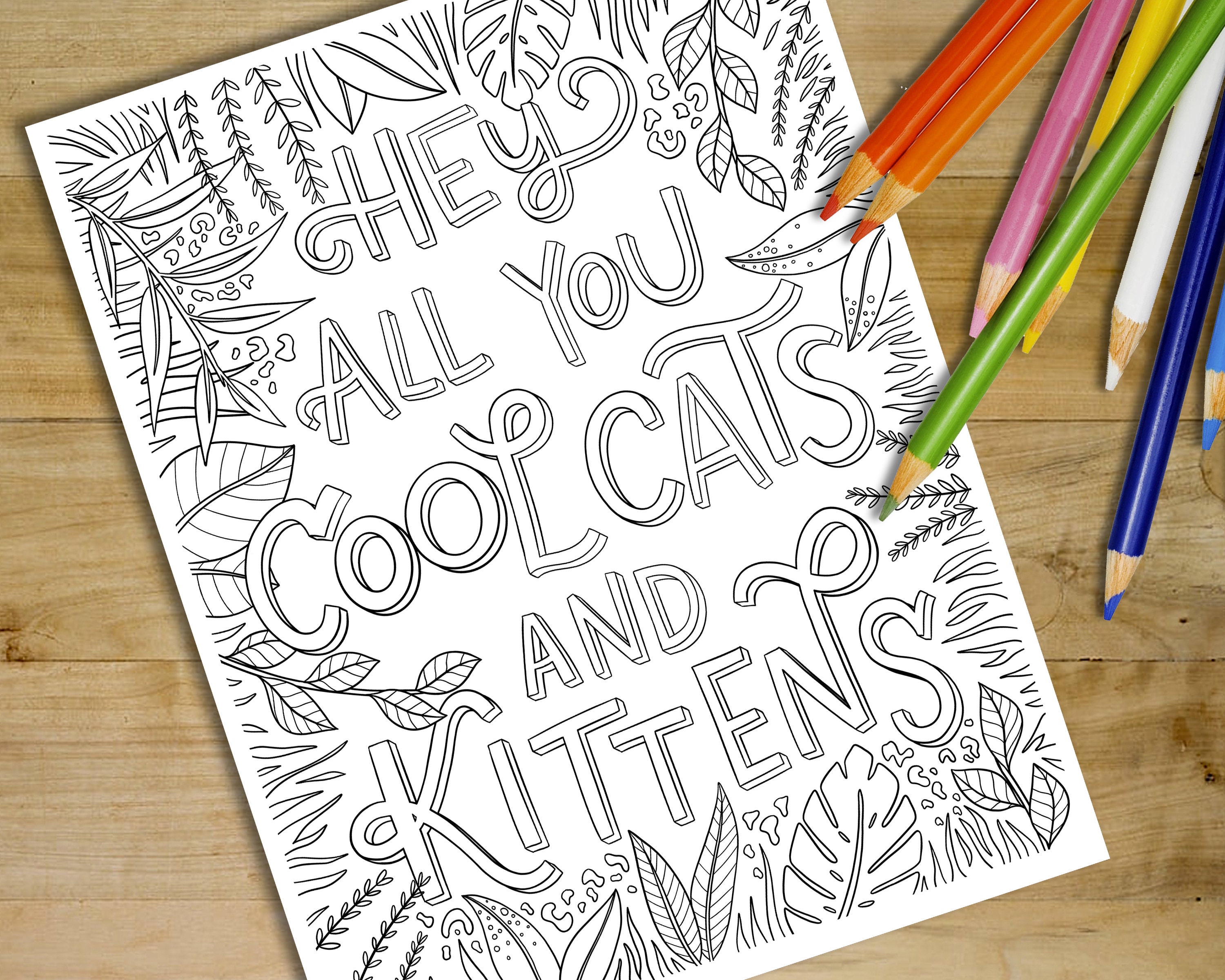 Printable Tiger King Coloring Sheets - Digital Joe Exotic Adult ...