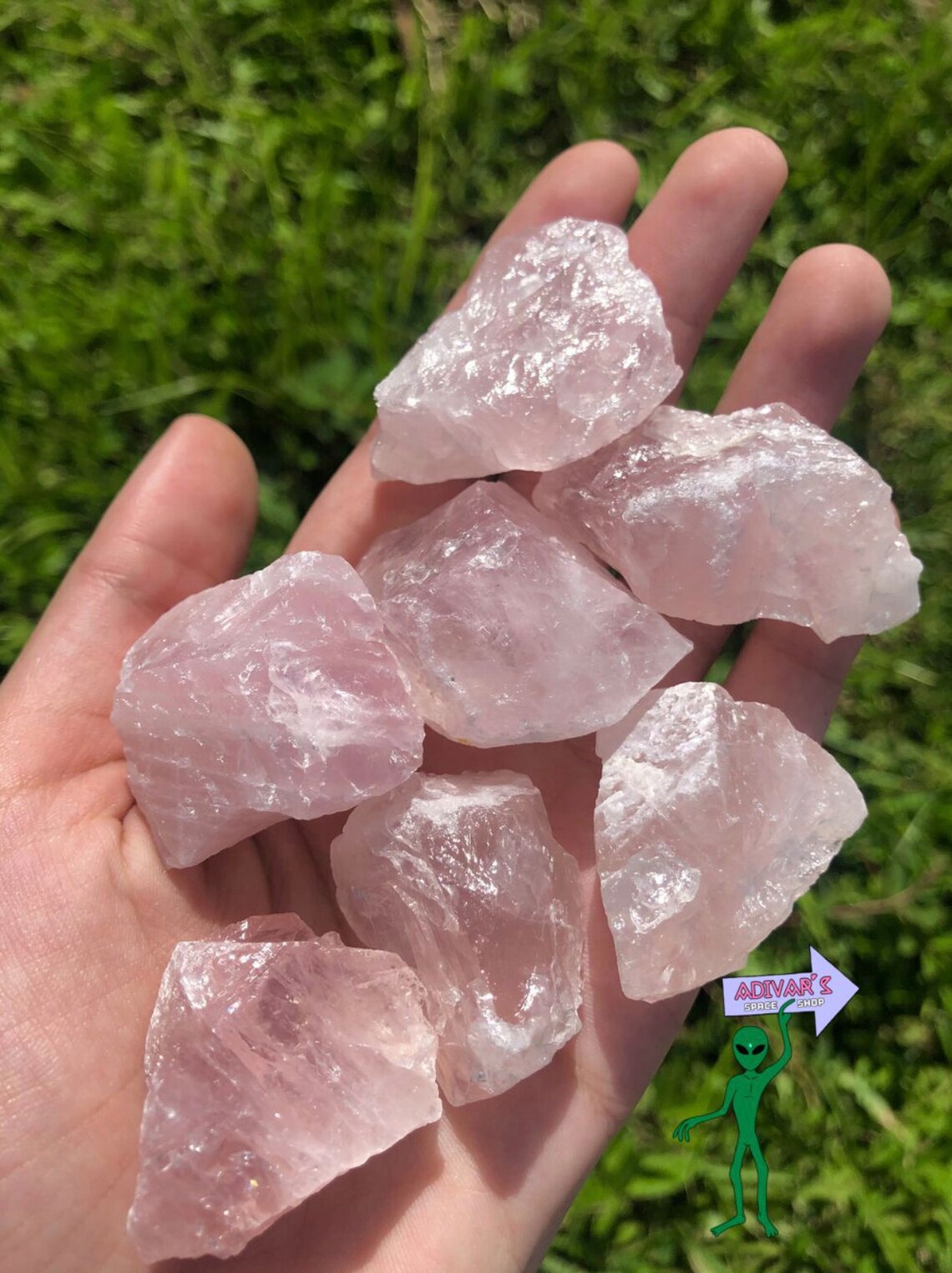 Rough Rose Quartz Une catégorie - Etsy France