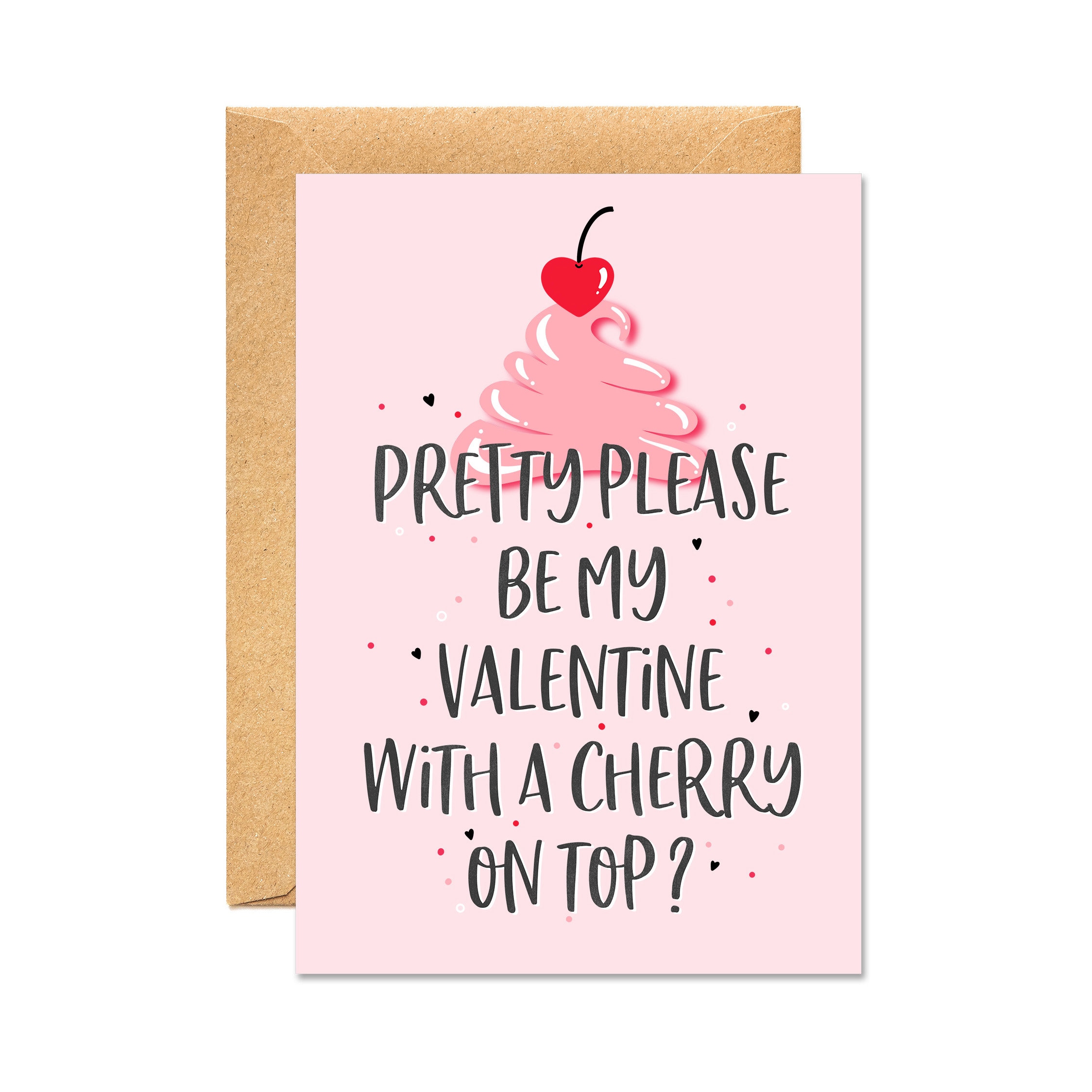 Pretty Please With A Cherry On Top Valentine's Day Card | Etsy