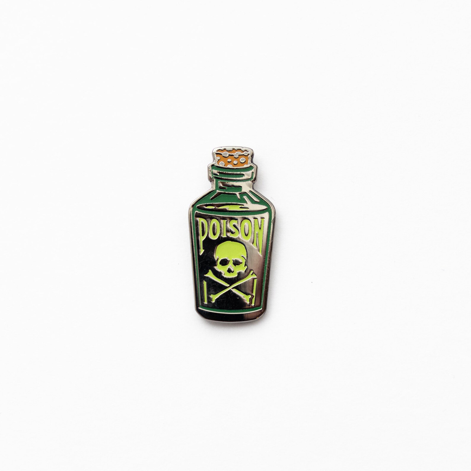 Poison Bottle Pin / Hard Enamel Pin Badge Glow in the Dark | Etsy