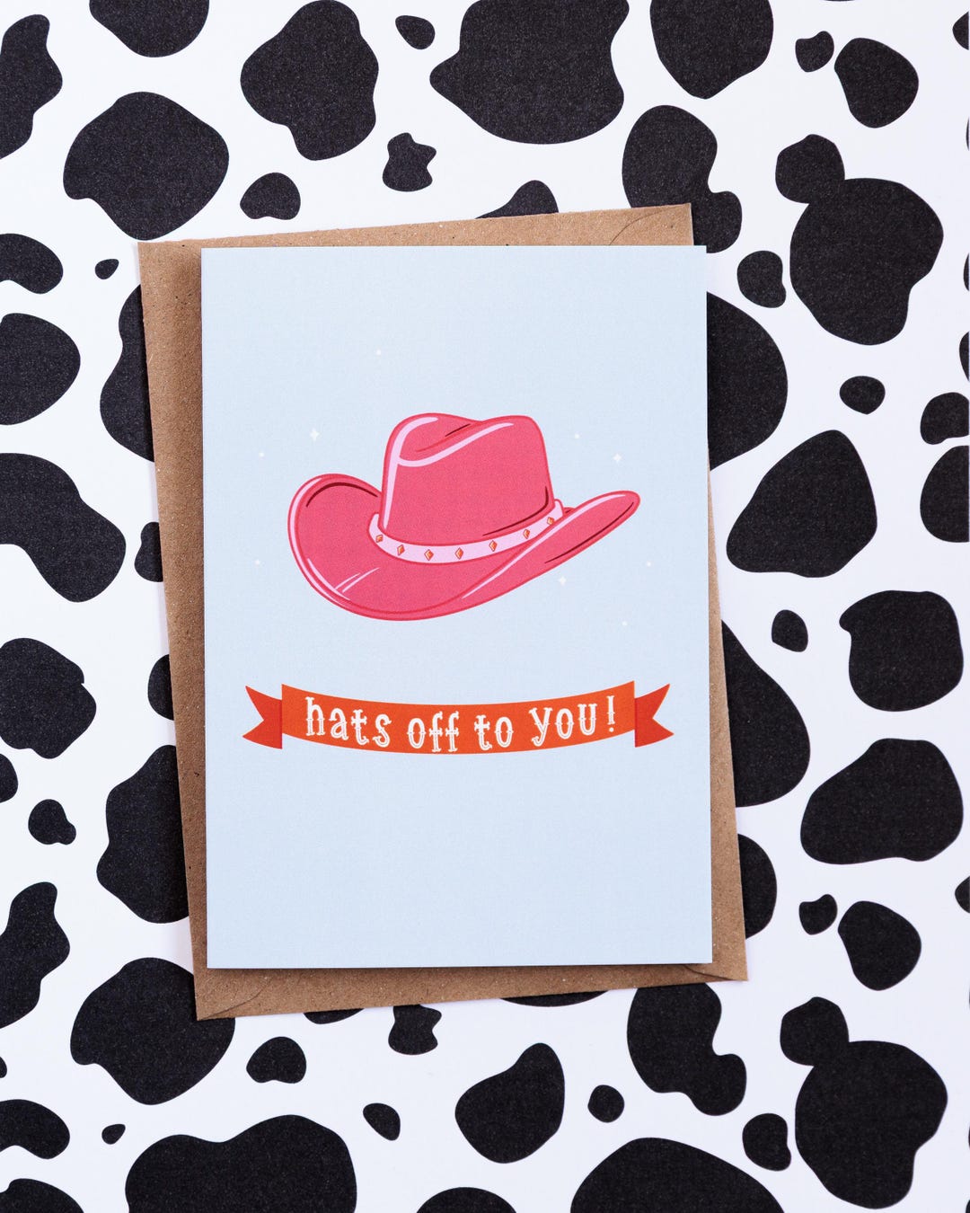 Hats off to You / Cowboy Hat Congratulations Card / Rodeo Card - Etsy