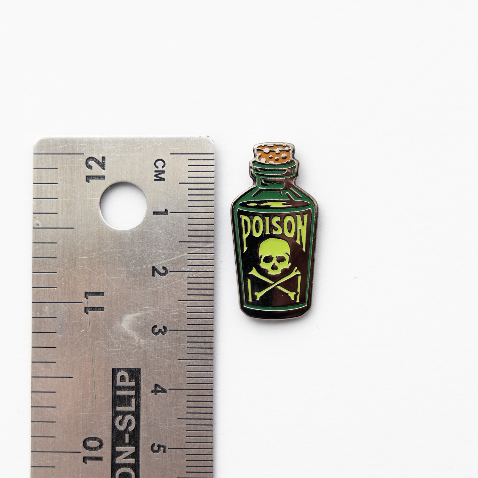 Poison Bottle Pin / Hard Enamel Pin Badge Glow in the Dark | Etsy