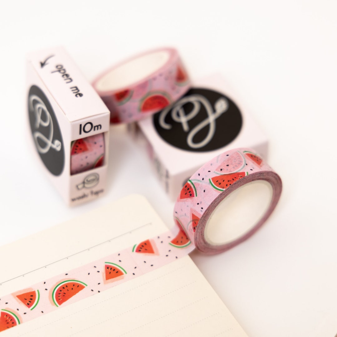 Watermelon Washi - Fruity Washi Tape - Etsy