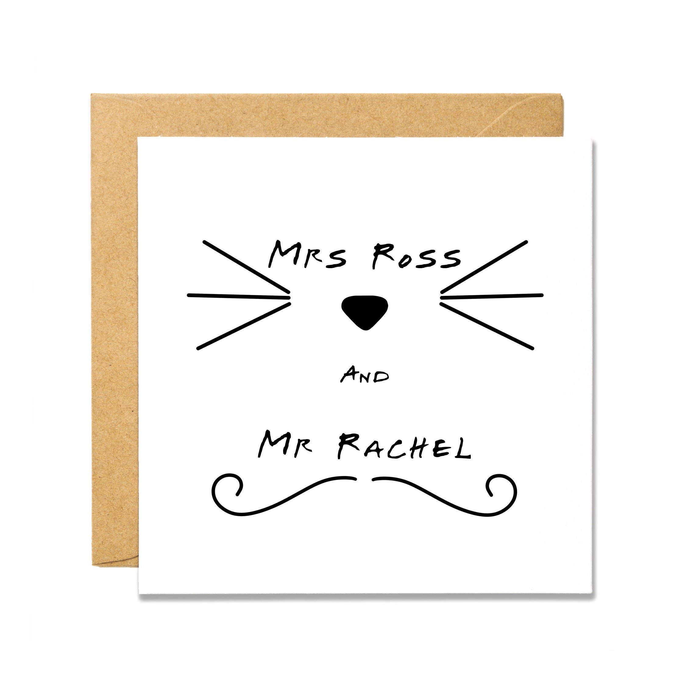 Mrs Ross & Mr Rachel - Etsy UK