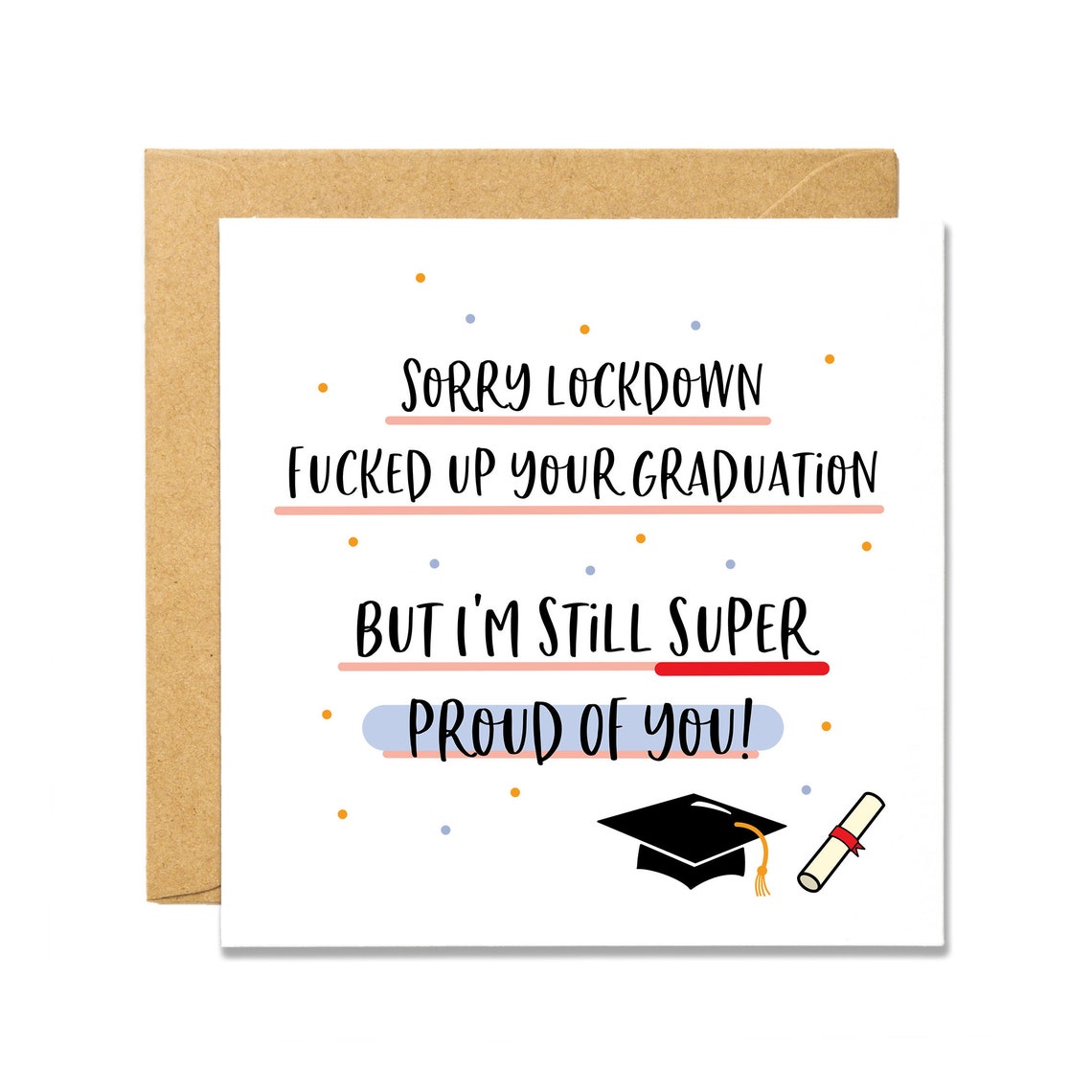 Lockdown Graduation Pandemic Graduation Card - Etsy
