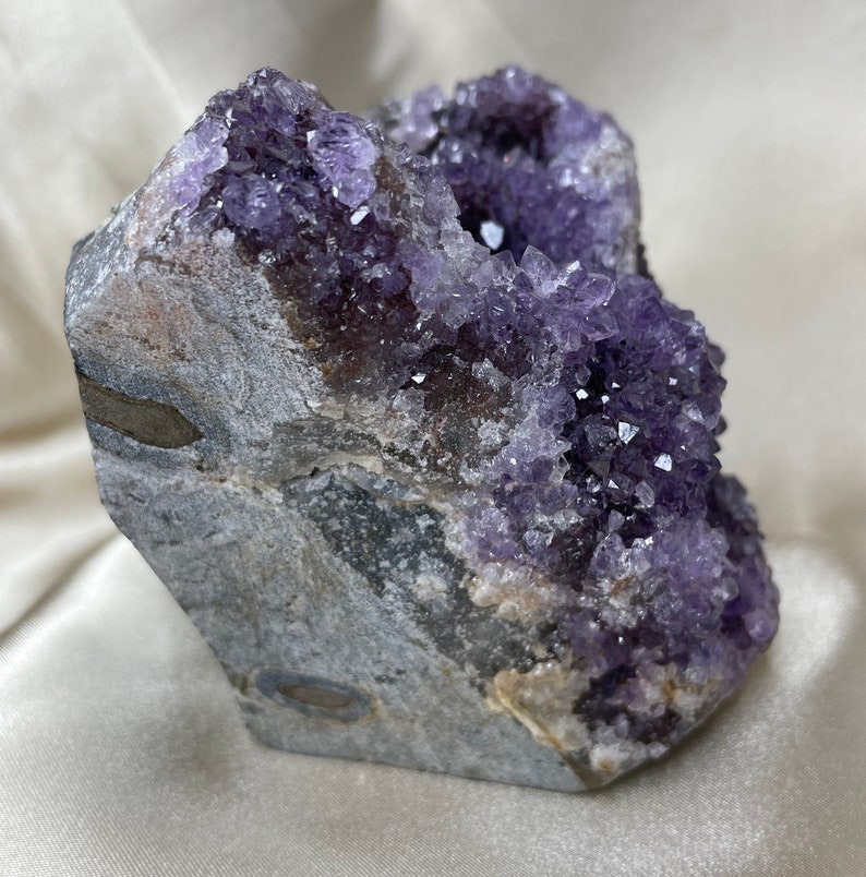 Home & Living Home Décor Rare High Grade Amethyst With Calcite ...
