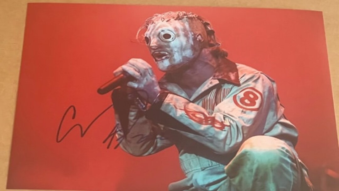 COREY TAYLOR Signed Autographed SLIPKNOT 11x14 Color Photograph - Etsy