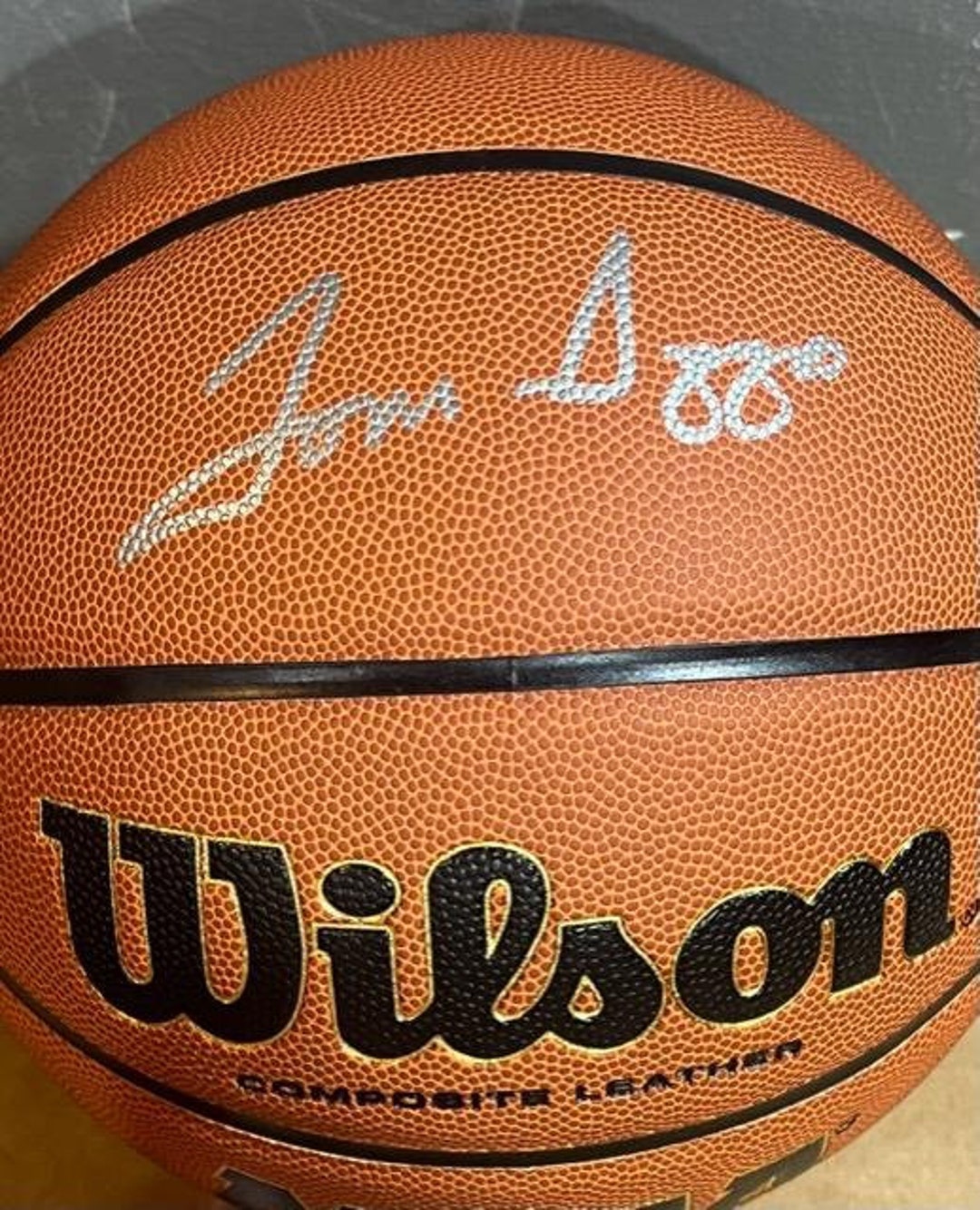TOM IZZO Signed Autographed F/S Wilson NCAA Basketball Michigan State ...