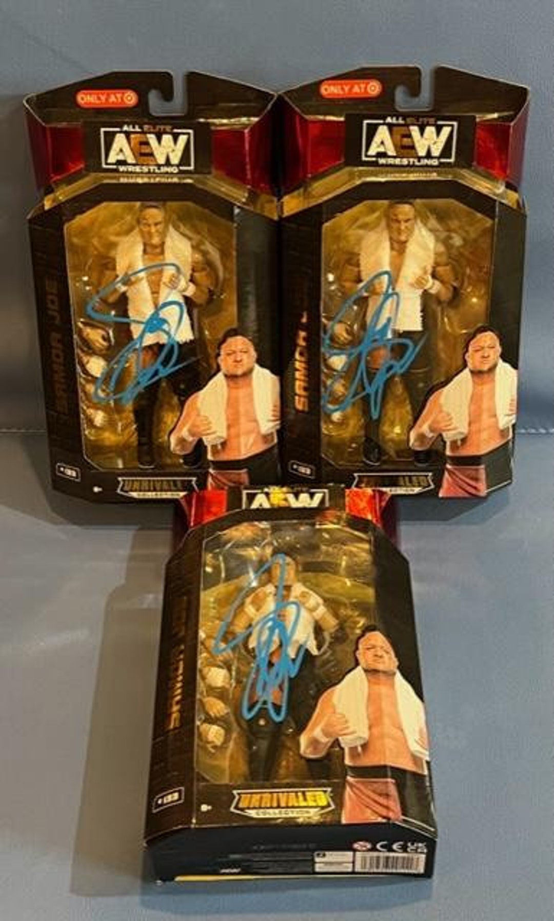SAMOA JOE Signed Autographed AEW Unrivaled Collection Figure - Etsy