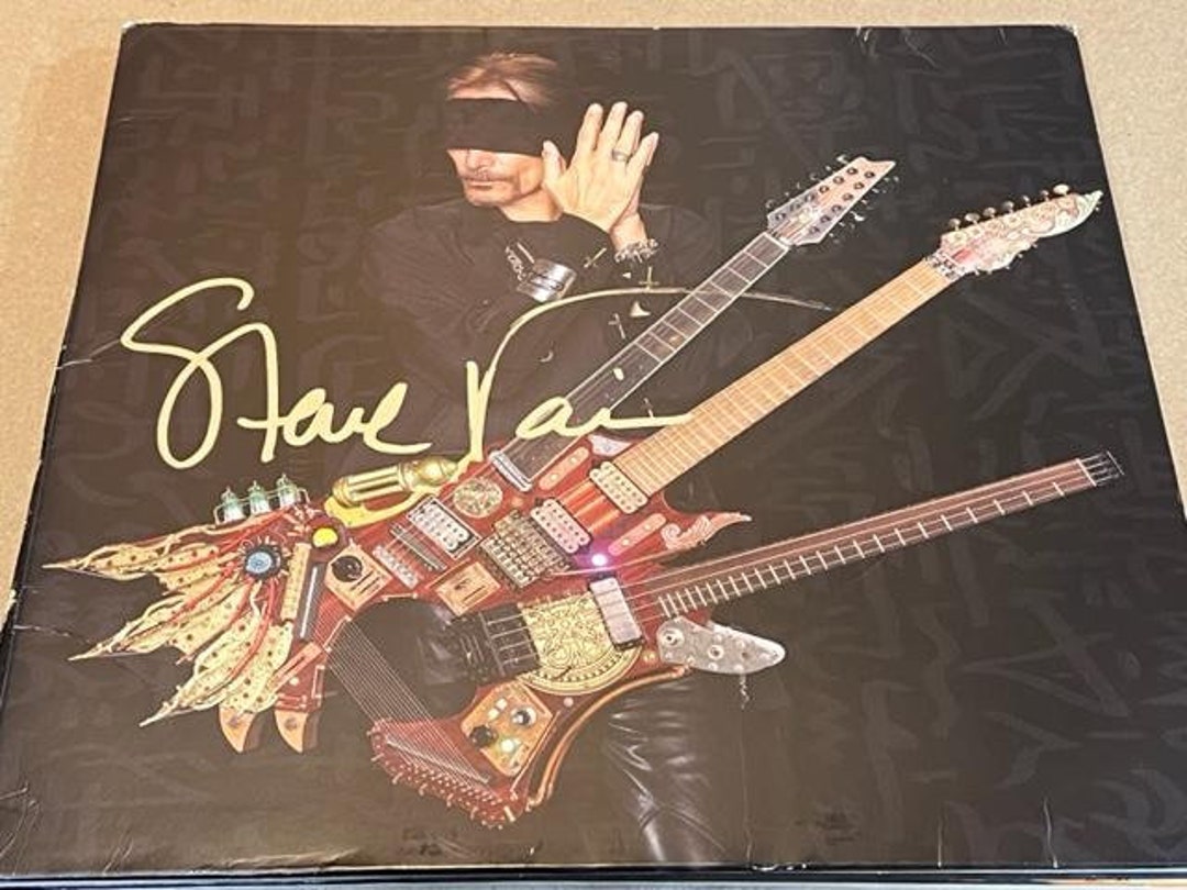 STEVE VAI Signed Autographed Inviolate Record Album LP - Etsy