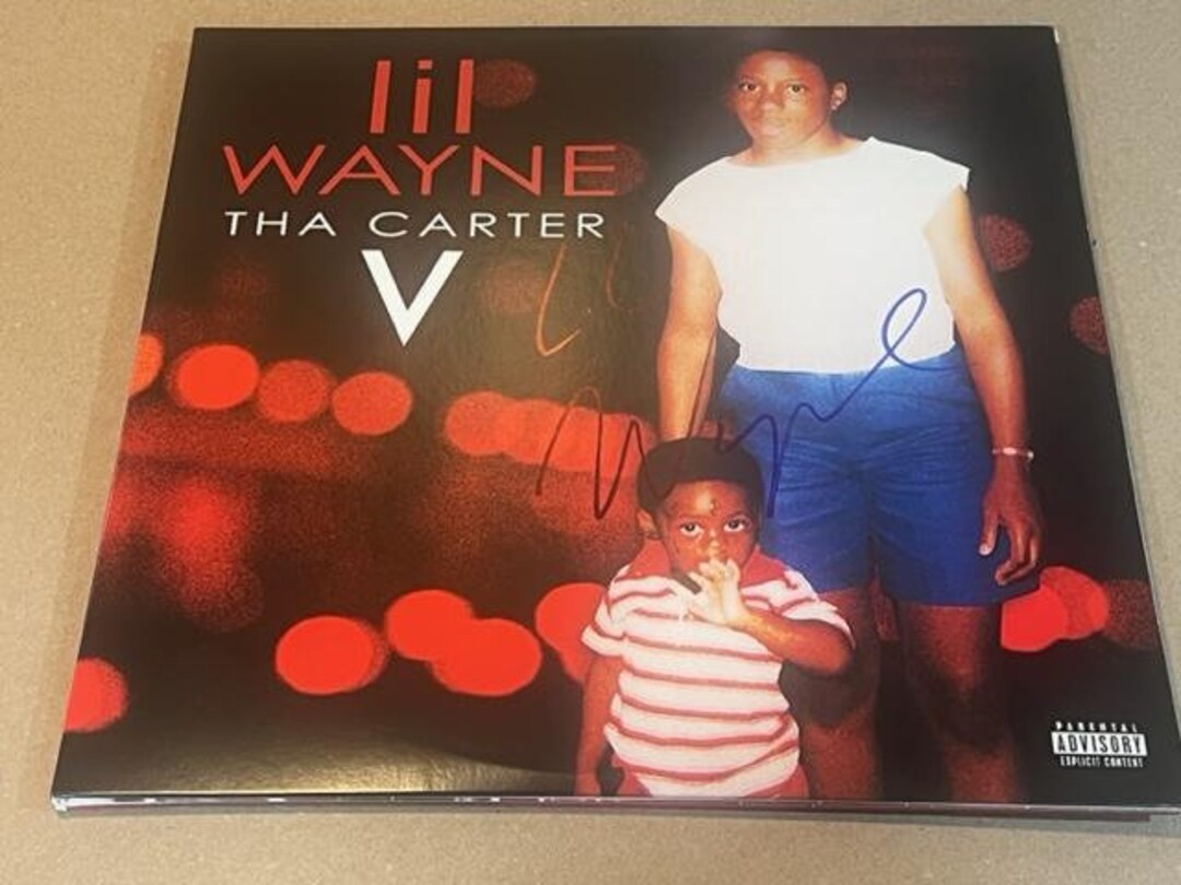 LIL WAYNE Signed Autographed the Carter V Record Album LP Weezy - Etsy