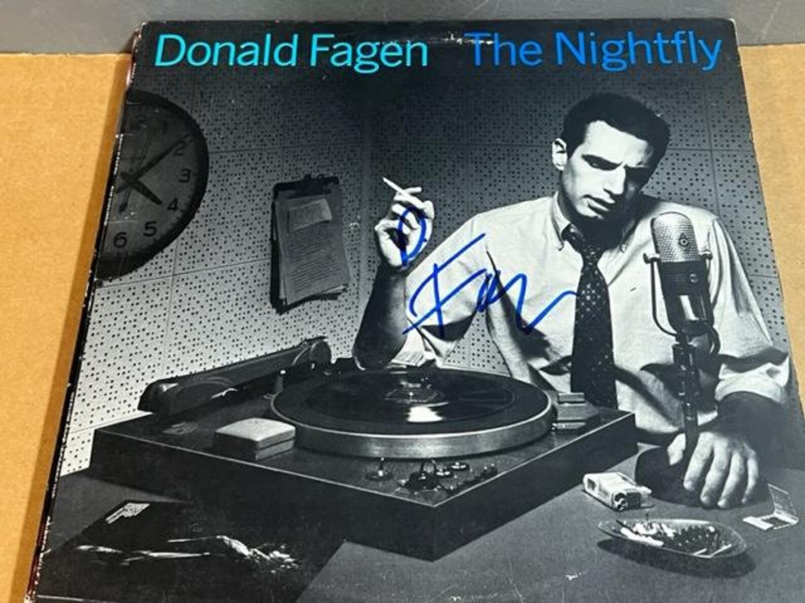 DONALD FAGEN Signed Autographed Vintage the Nightly Record Album LP ...