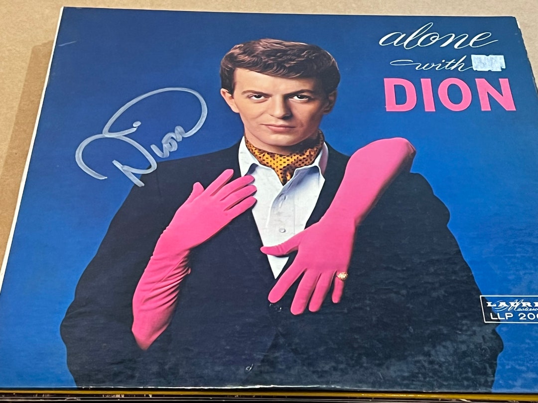 DION Signed Autographed Vintage Alone With Dion Record Album LP - Etsy