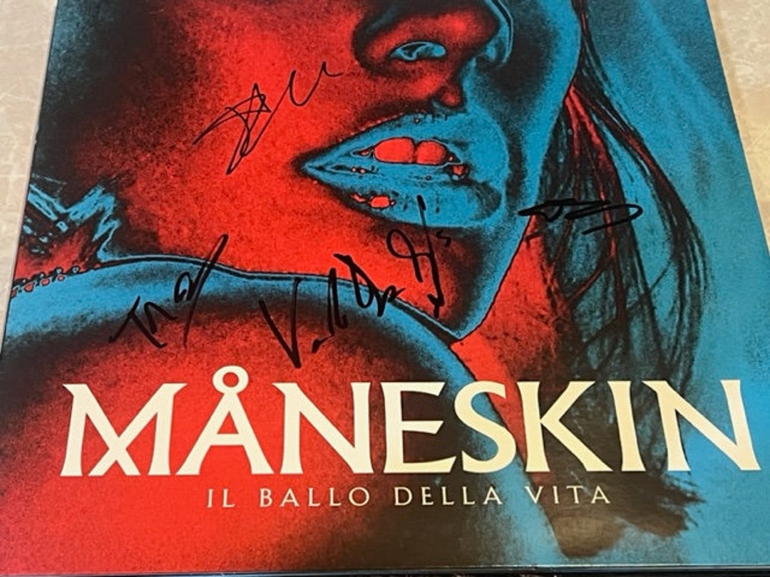 Maneskin FULL BAND Signed Autographed Il Ballo Della Vita Record Album LP - Etsy