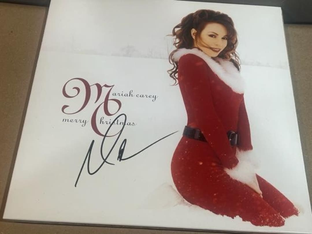 MARIAH CAREY Signed Autographed Christmas Record Album LP - Etsy