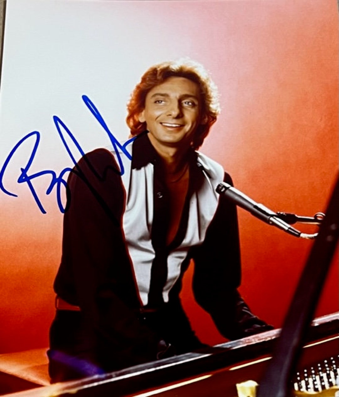 BARRY MANILOW Signed Autographed 8x10 Color Photo - Etsy