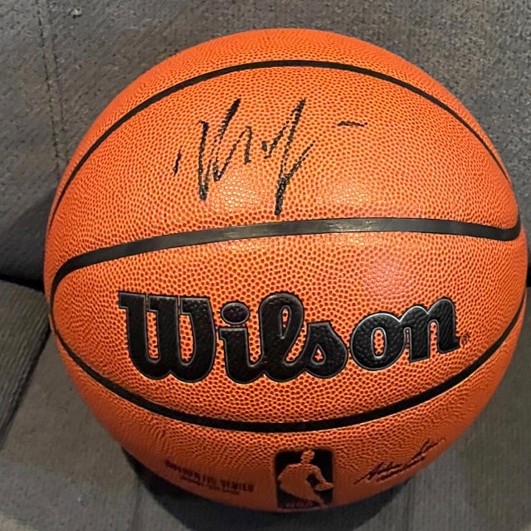 VICTOR WEMBANYAMA Signed Autographed F/S Wilson NBA Basketball - Etsy