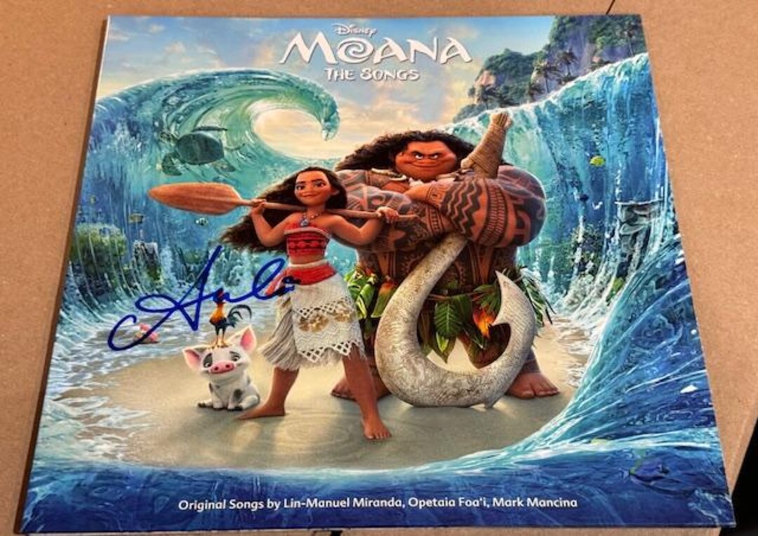 AULI'L CRAVALHO Signed Autographed MOANA Record Album Lp - Etsy