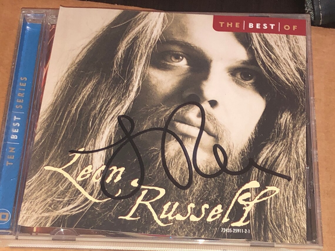 Leon Russell Signed Autographed Best Of CD Booklet | Etsy