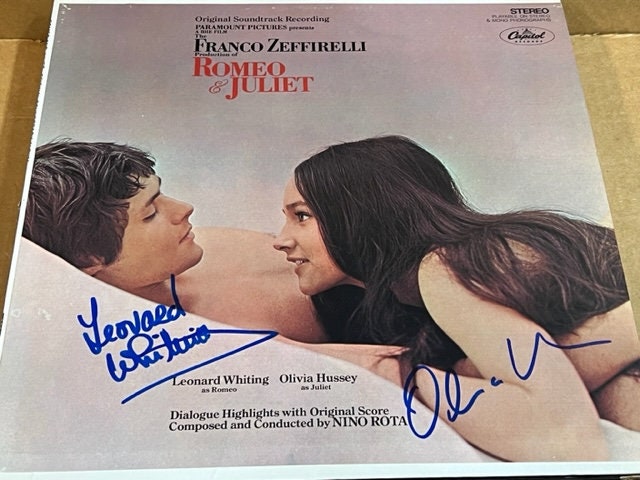 Olivia Hussey And Leonard Whiting Kiss