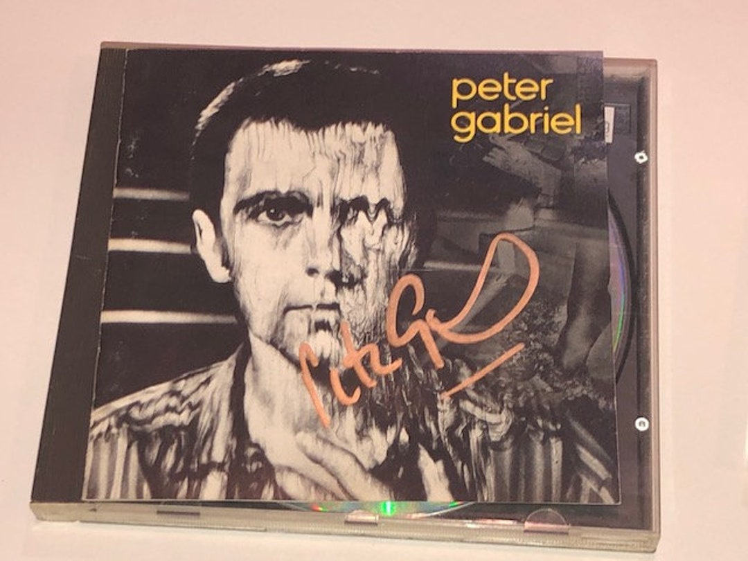 PETER GABRIEL Signed Autographed Self Titled CD Booklet Genesis - Etsy