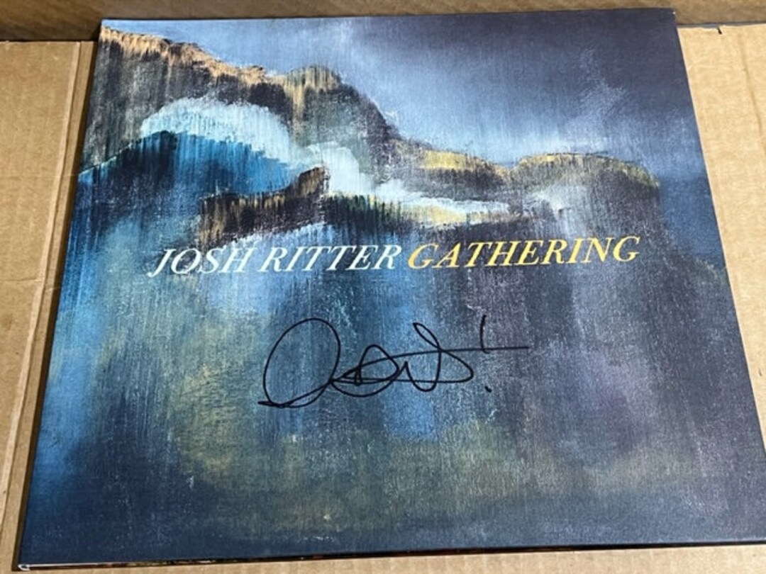 JOSH RITTER Signed Autographed Gathering Record Album LP - Etsy