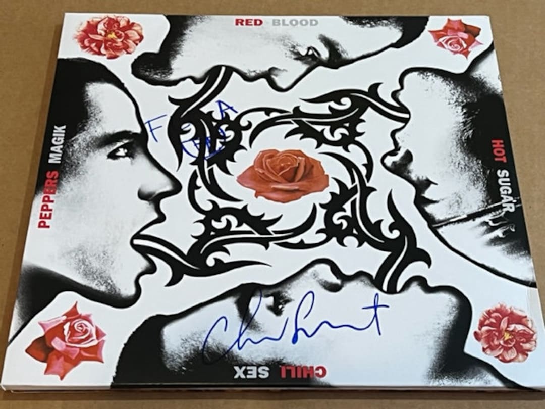 Flea & Chad Smith Dual Signed Autographed Red Hot Chili Peppers Record ...