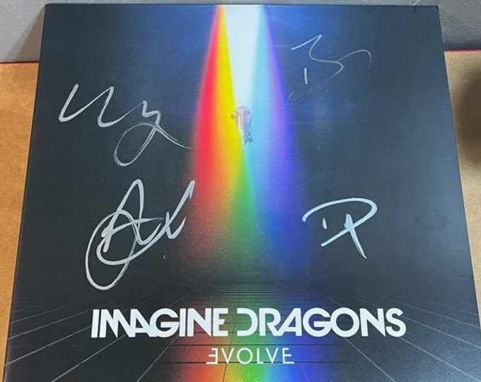Imagine Dragons FULL BAND Signed Autographed Record Album LP Dan ...