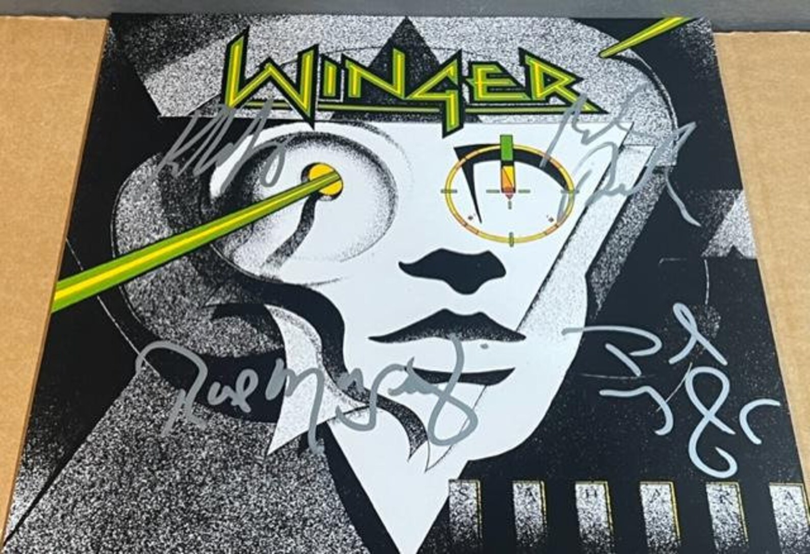 Winger FULL BAND Signed Autographed 12x12 Record Album Photograph - Etsy